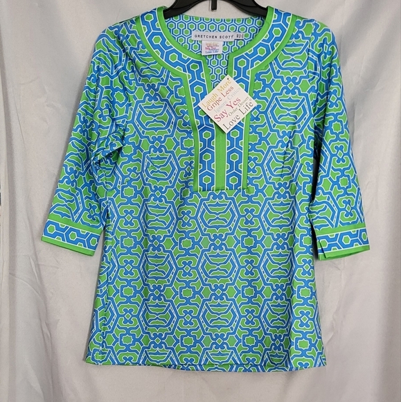 Gretchen Scott Designs | Tops | Gretchen Scott Designs Tunic Nwt | Poshmark